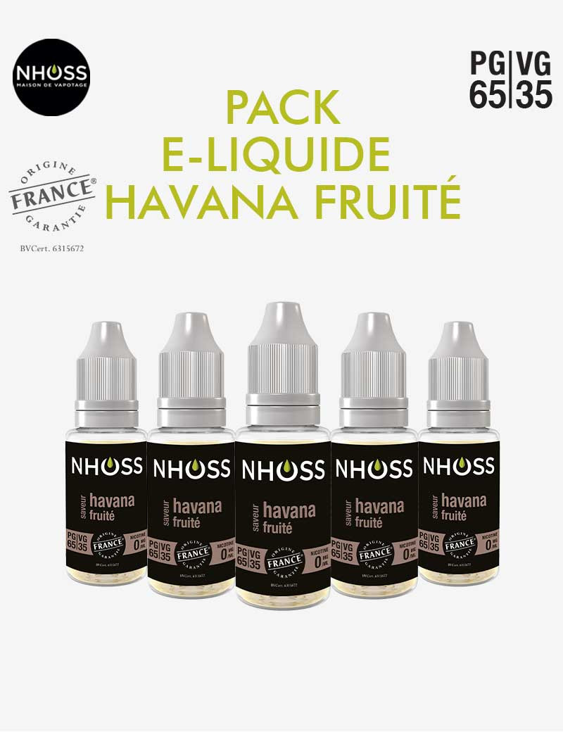 Les meilleurs PACKS E-LIQUIDE pour cigarette électronique | Nhoss ...