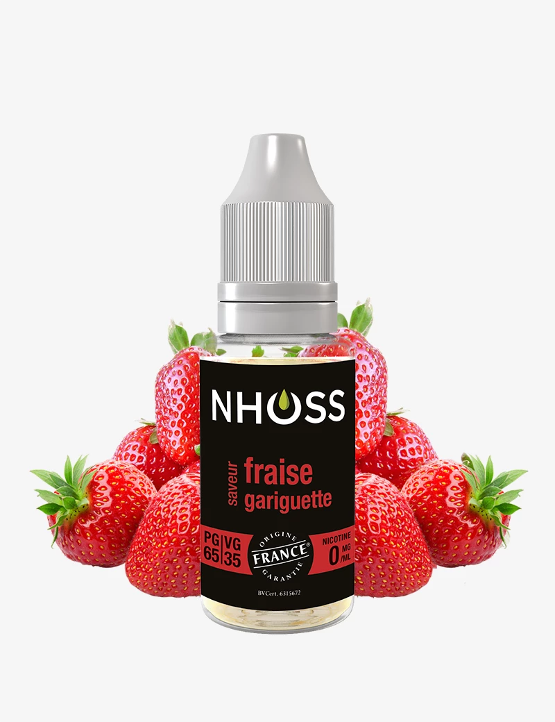 E-liquide FRAISE GARIGUETTE pour cigarette électronique Teneur en ...