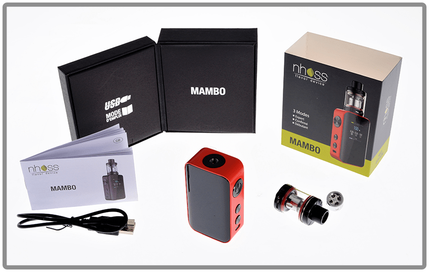Cigarette electronique MAMBO Couleur Orange